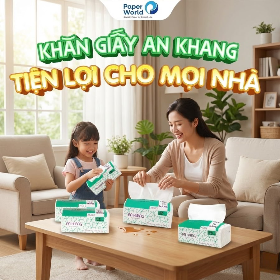 Khăn Giấy Lau Tay Thân Thiện Môi Trường Cho Gia Đình An Toàn Nhất